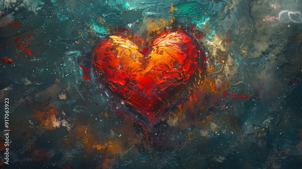 Describe the symbolism of a heart shape in art and culture. What ...