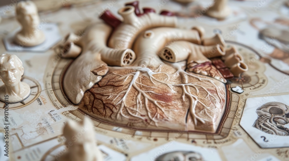 Design a board game where players navigate through the chambers of the ...