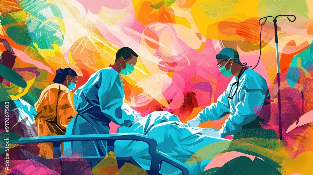 Design a digital artwork honoring frontline doctors during the COVID-19 ...