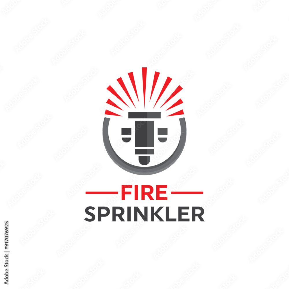 water sprinkler logo design, fire sprinkler logo design fire ...