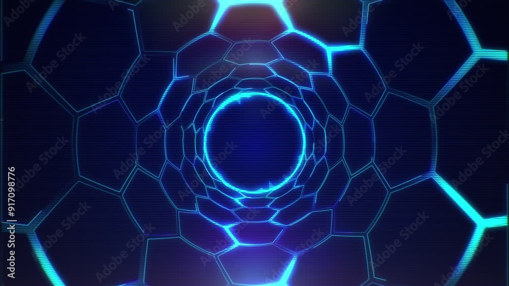 Technology digital tunnel background loop Technology digital tunnel ...