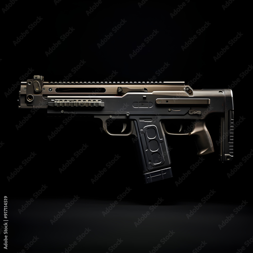 The Futuristic Design: A Detailed Top-View Showcase of the Popular FN ...