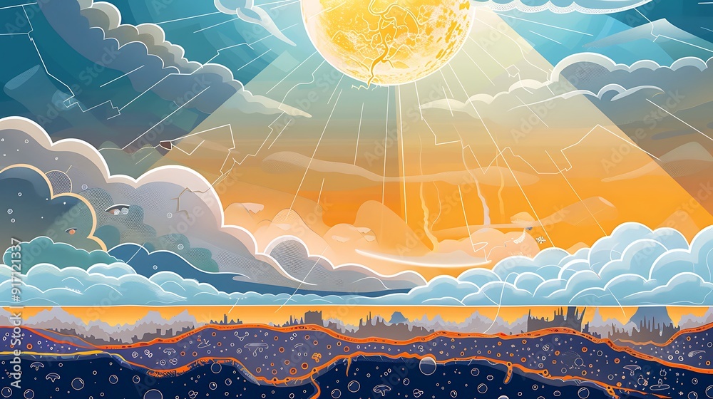 Understanding Ozone Layer Depletion: A Scientific Illustration of ...