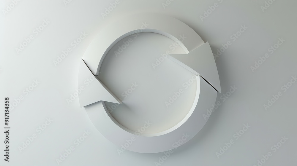 Design an arrow integrated into a circular shape. How does this design ...