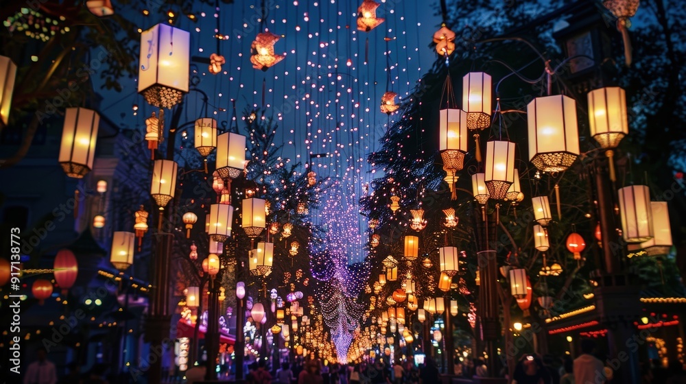 Imagine a documentary film exploring the cultural traditions of light ...