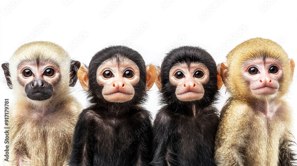 Golden-Bellied Capuchin, Sapajus xanthosternos, also known as the ...