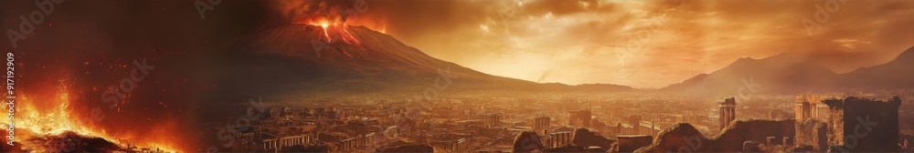 Poster Catastrophic Eruption of Mount Vesuvius: The Devastating Demise ...