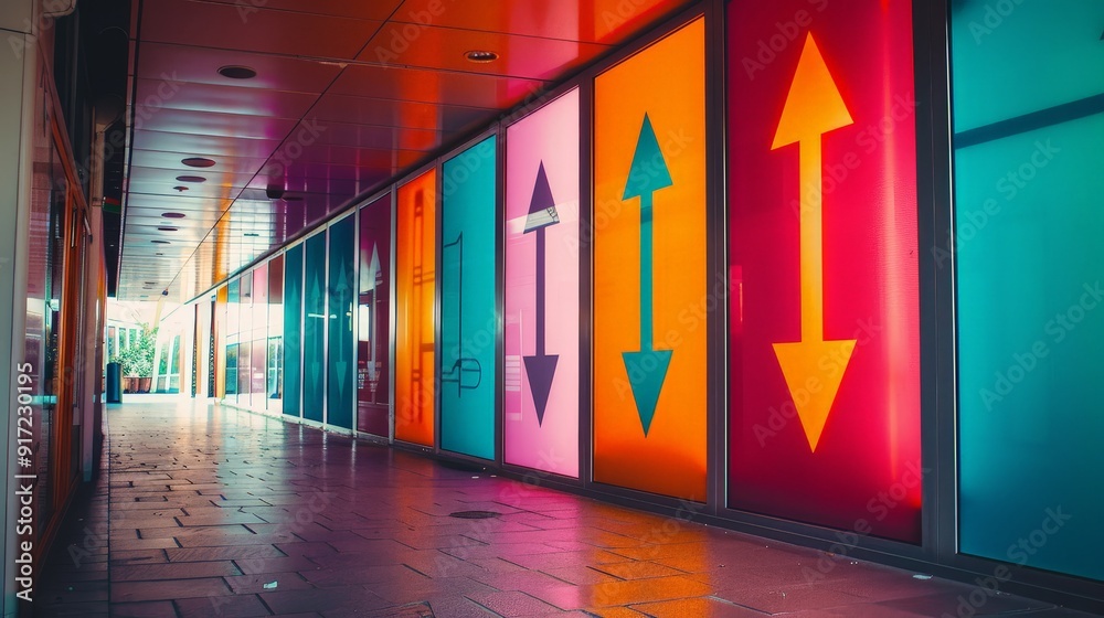 Discuss the psychological impact of arrows in signage. How do arrows ...