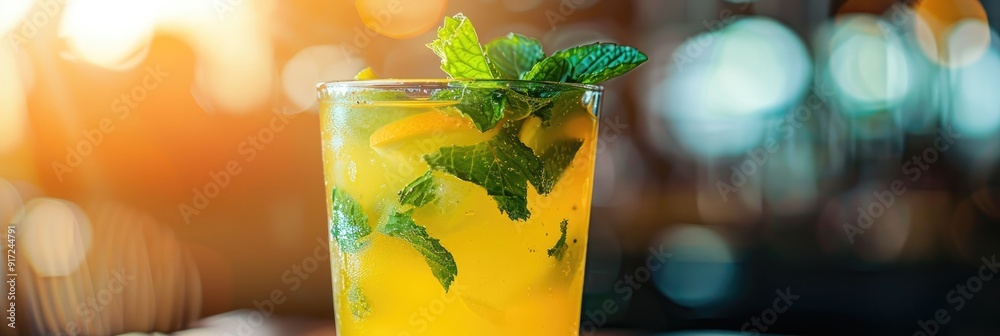 Indulge in the Yuzu Mocktail A Delectable Blend of Japanese Yuzu Citrus ...