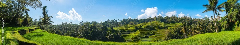 Lush Green Lombok: Pristine Tropical Forests and Terraced Rice Fields ...