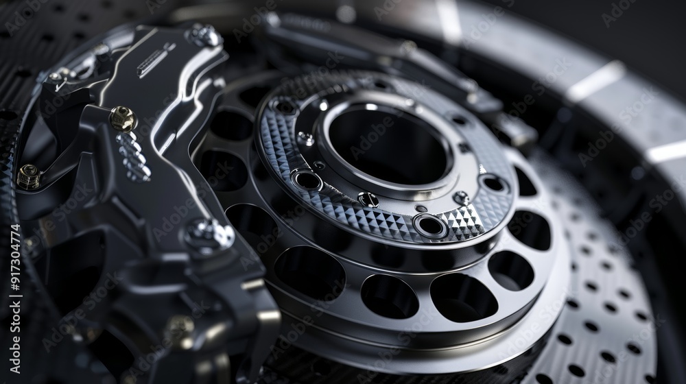 High-Performance Racing Car Brake System - Precision Engineering and ...