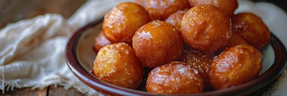 Indian Sweet Balushahi Also known as Balsaahi Badushah Khurmi Glazed ...
