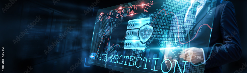 Data protection officer meticulously analyzes complex datasets to ...