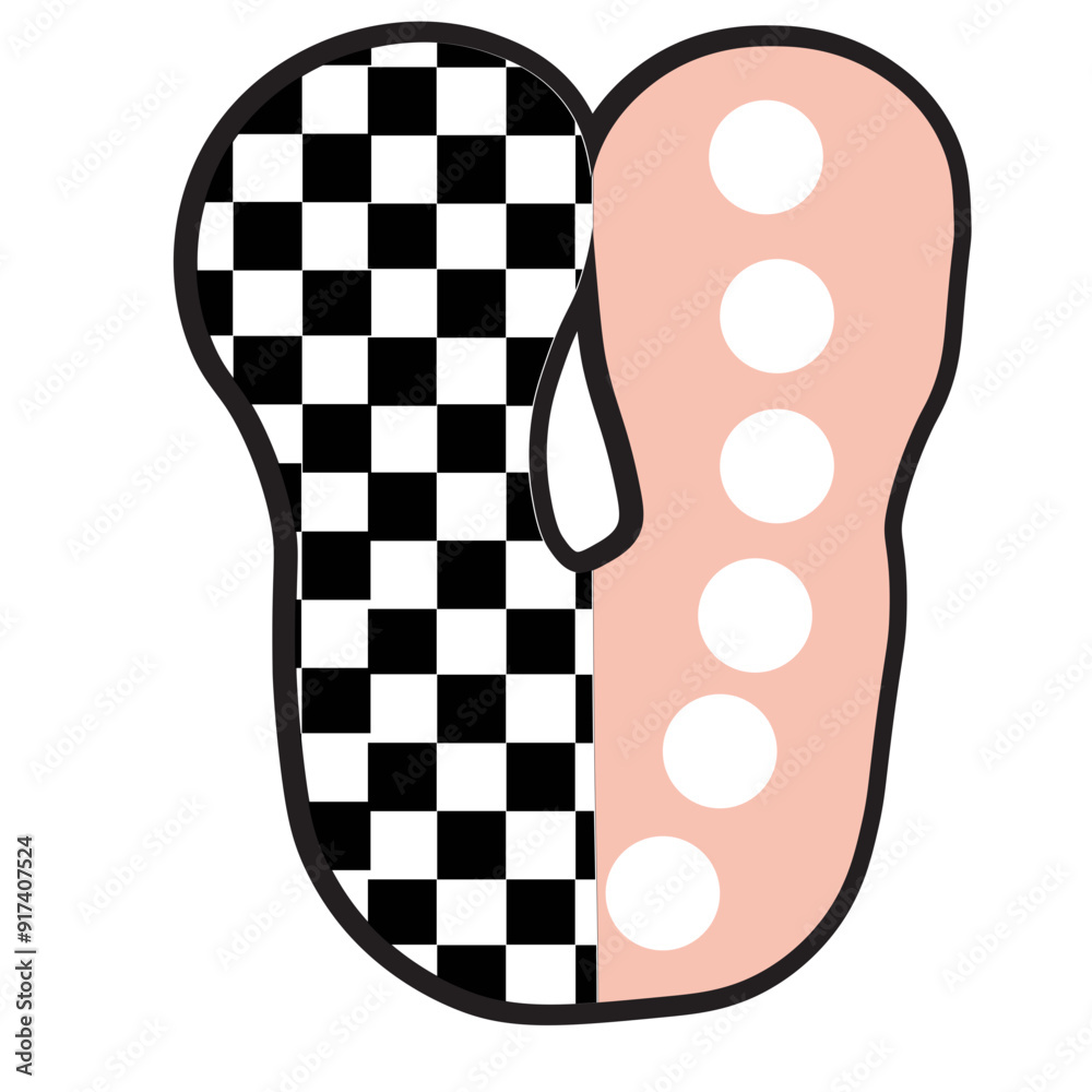 doodle bright polka dots dotted alphabet font half race checkered svg ...