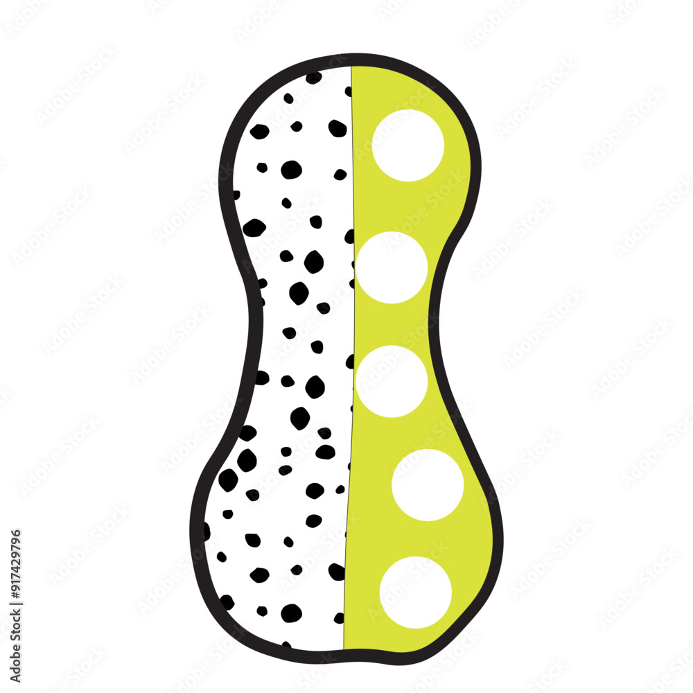 Dalmatians dots half doodle bright font alphabet polka dot dotted svg ...
