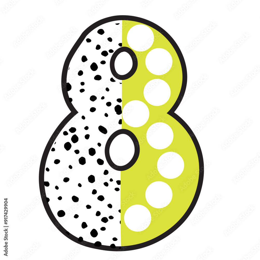 Dalmatians dots half doodle bright font alphabet polka dot dotted svg ...