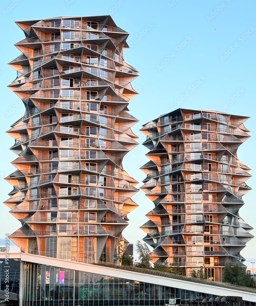 Copenhagen, Denmark: Kaktus Tower architecture details designed by ...