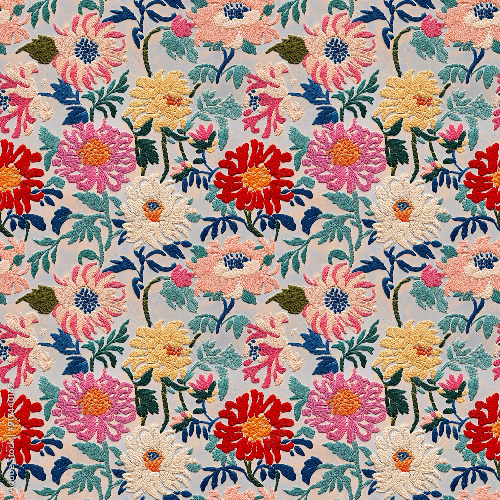 peranakan, seamless pattern, peranakan singapore, culture, heritage ...