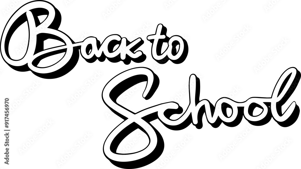 Back to school backdrop brush. Modern Lettering. Brushpen Pointed Pen ...