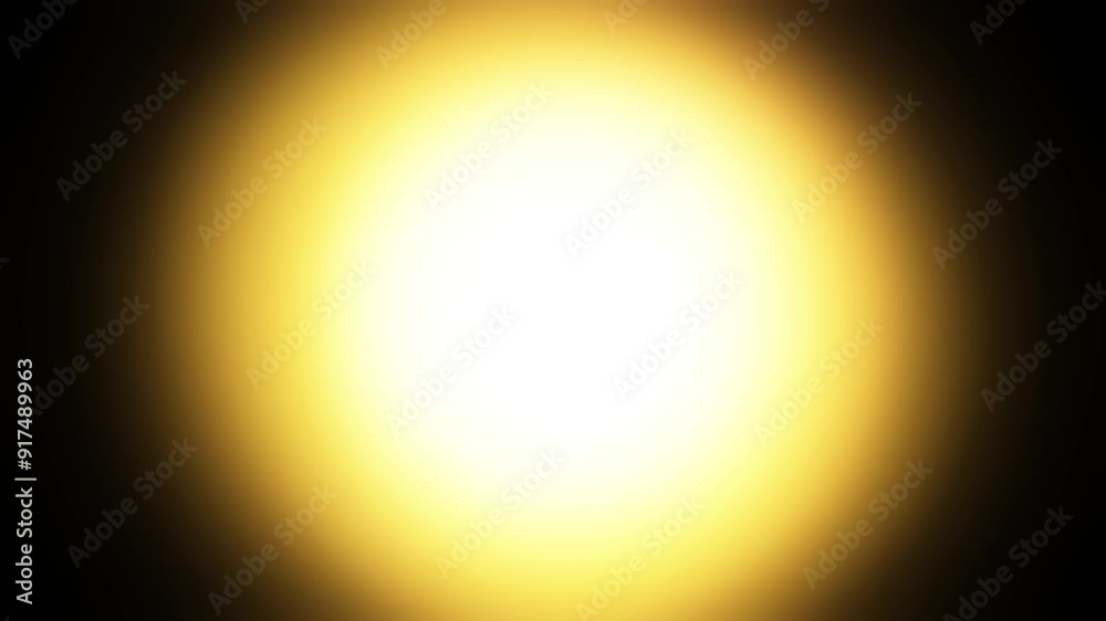 Red and blue Flashing Lights on a black screen. Animation of police or ...