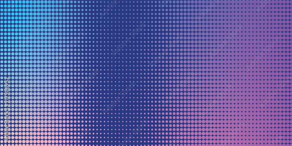 Dither Pattern Bitmap Texture Halftone Angled Gradient Vector Wide Abstract Background. Glitch ...