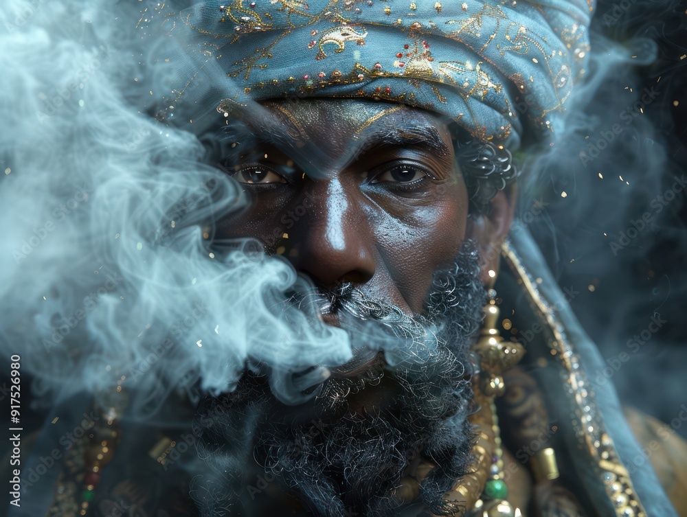 Mystical Arabian Genie from Ancient Times A Powerful Spirit of Legend ...