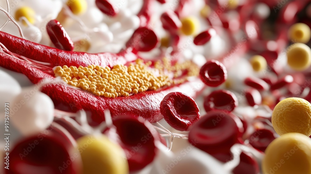 Fat clogs blood. The accumulation of excess fat, particularly ...