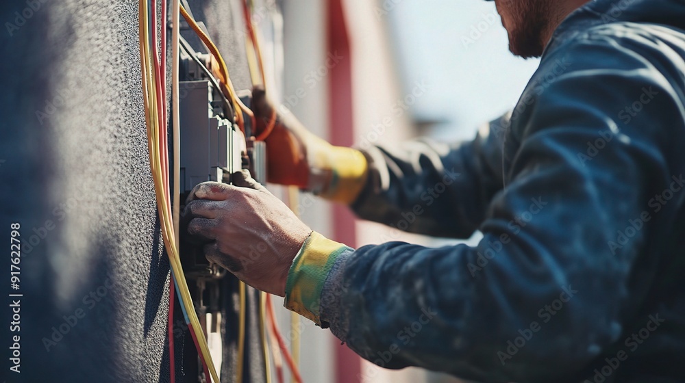 Connecting the Current: Electrician Wiring a Residential Building Stock ...