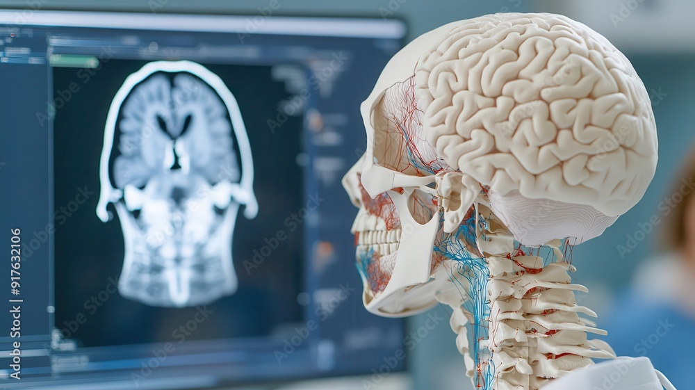 AI-driven model processing medical images, accurately classifying ...