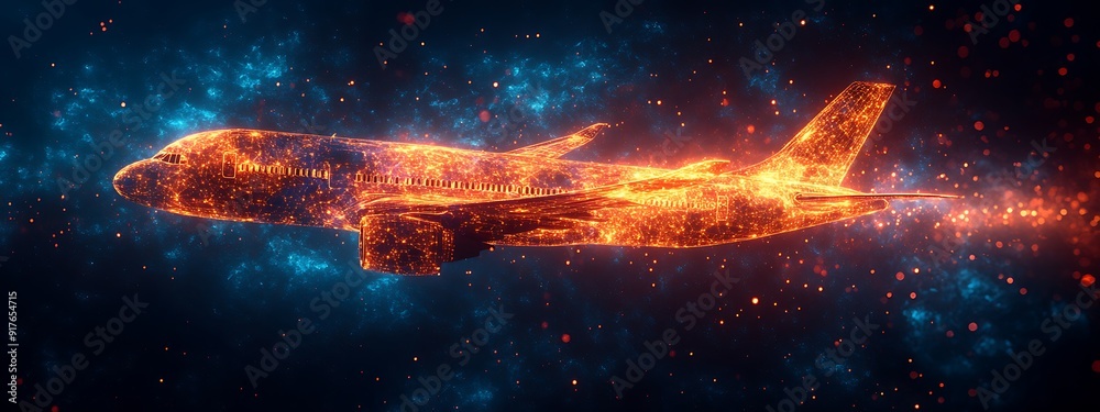 Smart digital airplane, artificial intelligence in aviation technology ...