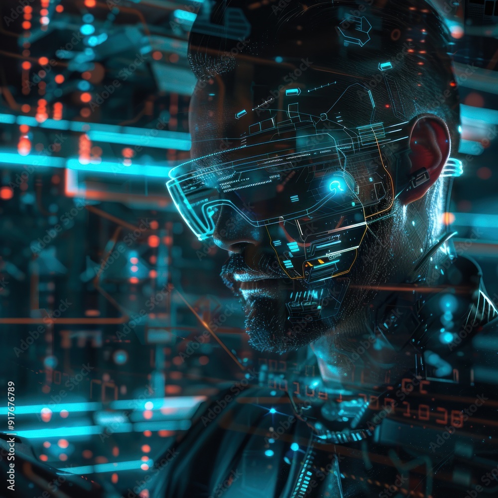 34. Cyber intelligence, digital threat analysis, holographic interface ...