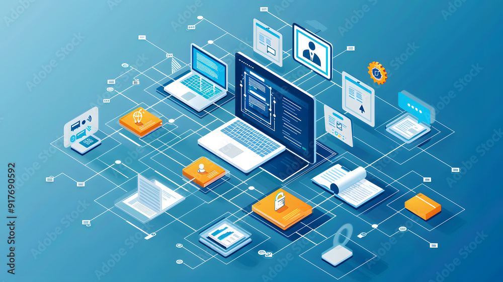 Document Management for Remote Workforces, Illustrate the adaptability ...