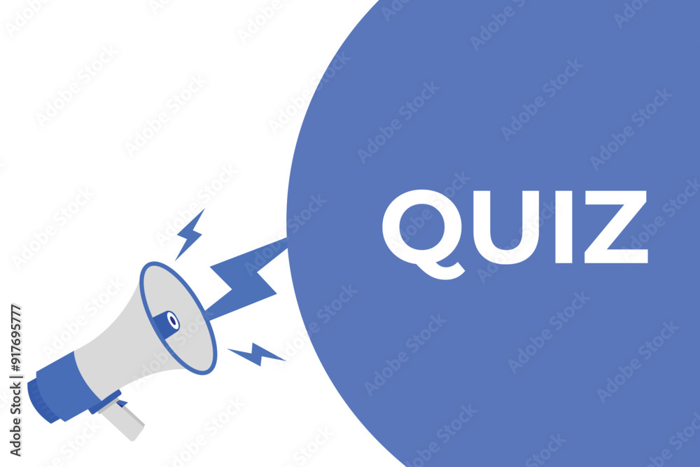 quiz button, banner, label, template for website. quiz text with ...