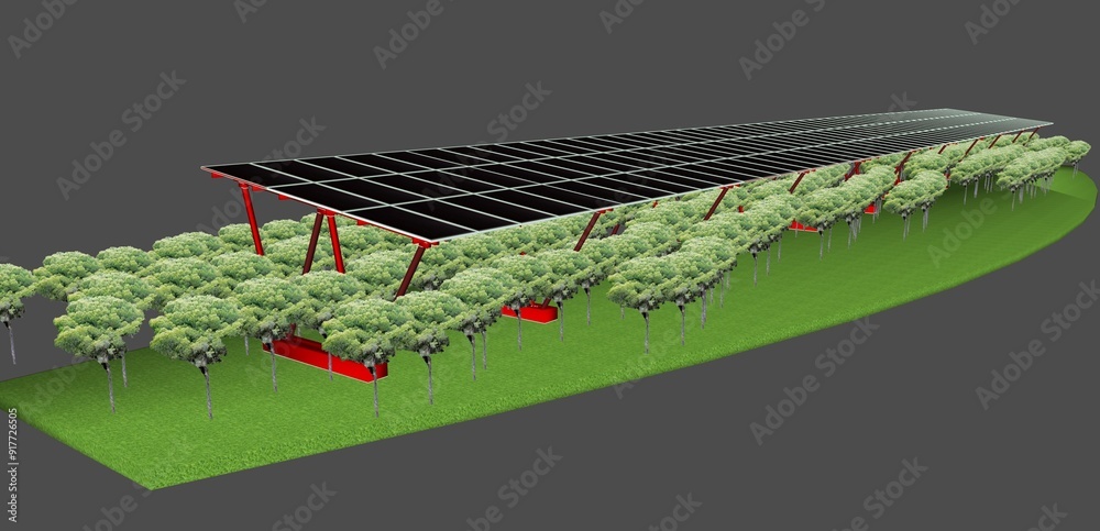 Agri-PV: Agricultural photovoltaic, dual-use, farming integration ...