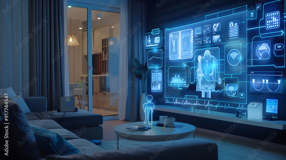 Smart Home Health Monitoring for Elderly Care, smart home health ...