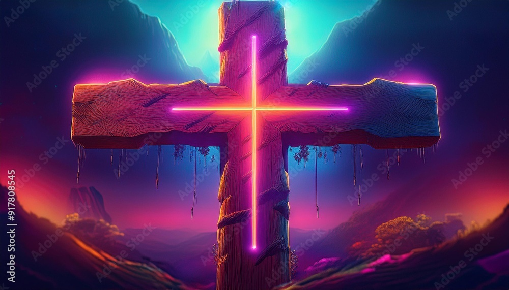 jesus christ on cross, cross in the night, wallpaper cross in the night ...
