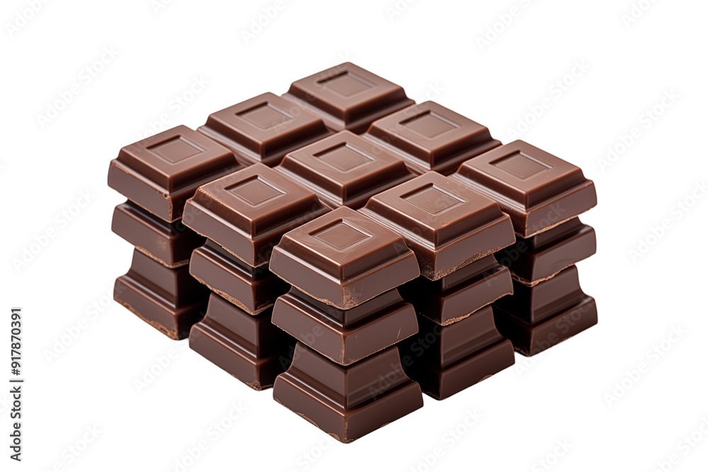 Chocolates on transparent background. Topics related to chocolate ...