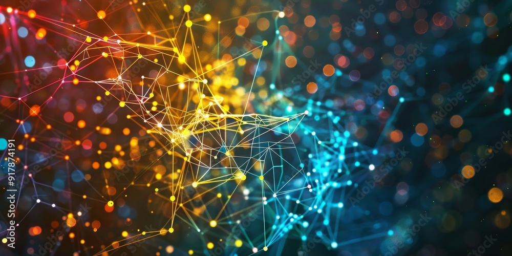 A vibrant graphic showing a network of diverse nodes and connections, highlighting the intricate ...