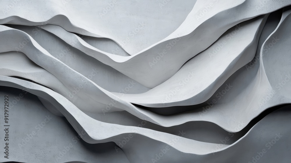 Nature-inspired mural wallpaper with angular rock formations and ...