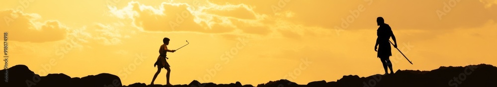 Courageous Underdog Triumph: The Biblical Tale of David and Goliath, a ...