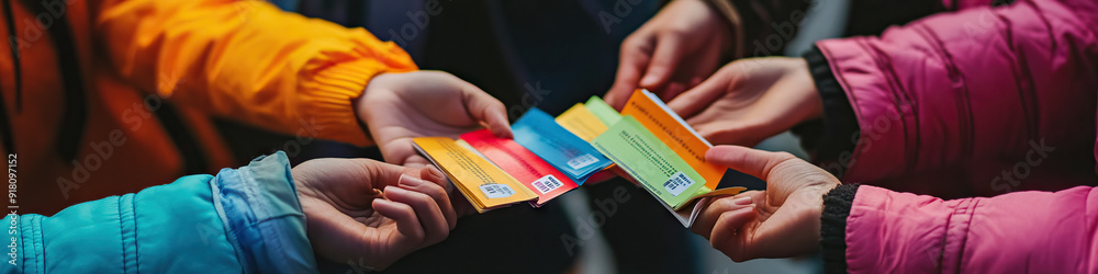 Ticket Management: A group of people showing various ways to purchase ...