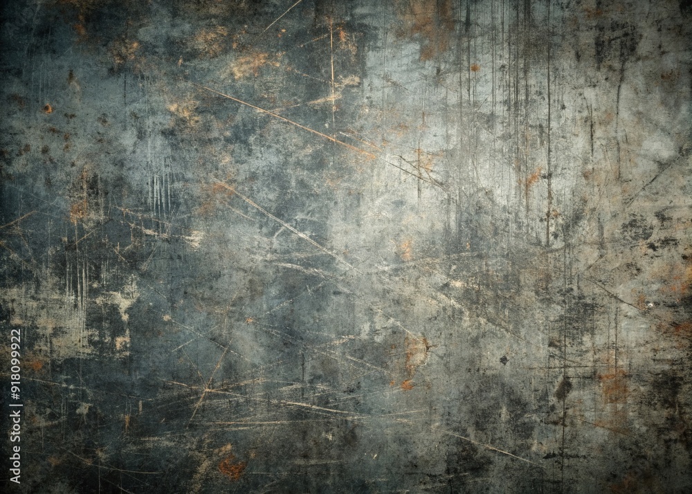 Dark, grimy, and severely distressed grey texture with deep scratches ...