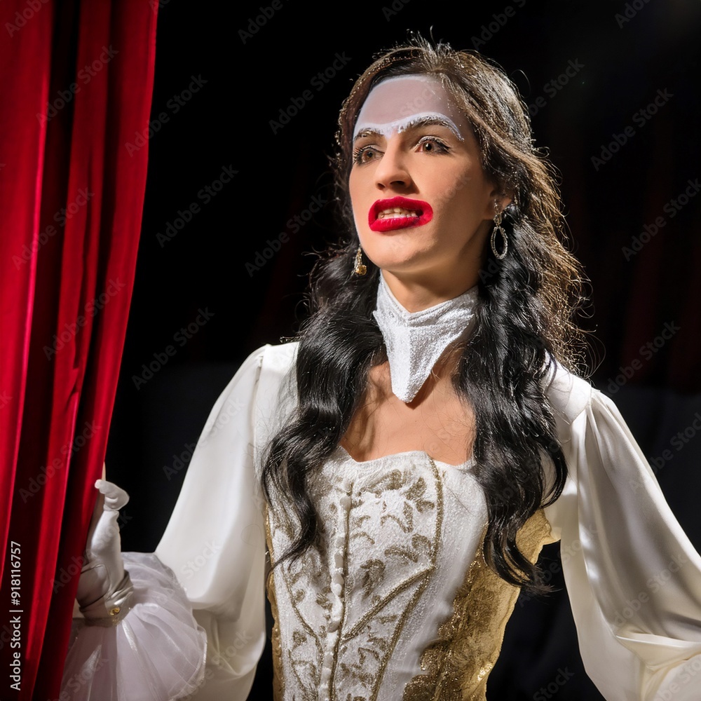 Acting and performance, featuring symbols like a theater stage, actors ...