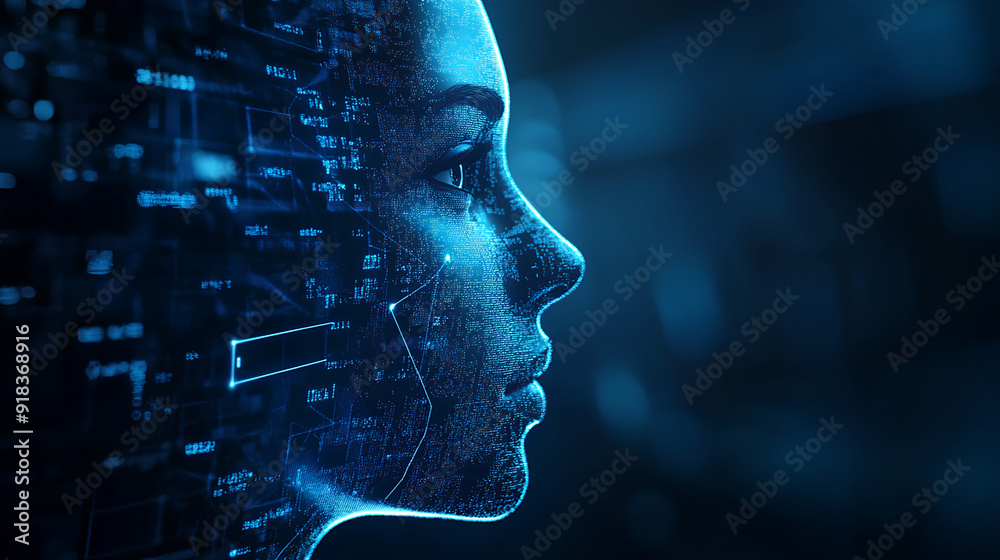 Big data and artificial intelligence concept. Machine learning concept ...