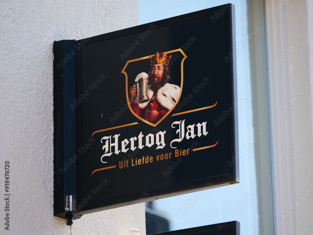 Hertog Jan Beer sign / logo, Arnhem, Netherlands, August 11 2024 ...