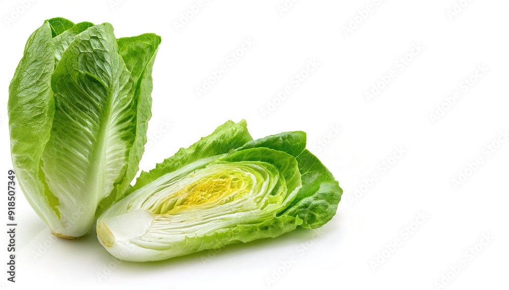 Romaine or cos lettuce - Lactuca sativa L. var. longifolia - a variety ...