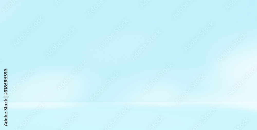 Empty blue pastel room studio texture background. Background for ...