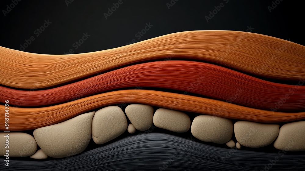 Ilustrace „Detailed view of the muscle layers in the sigmoid colon ...