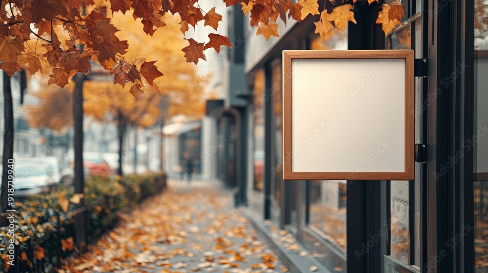 Blank circular store signage design mockup isolated, aluminum ...