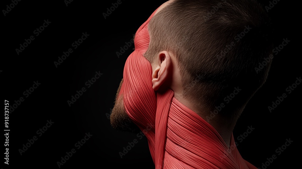 Detailed view of the sternocleidomastoid muscle, emphasizing its role ...